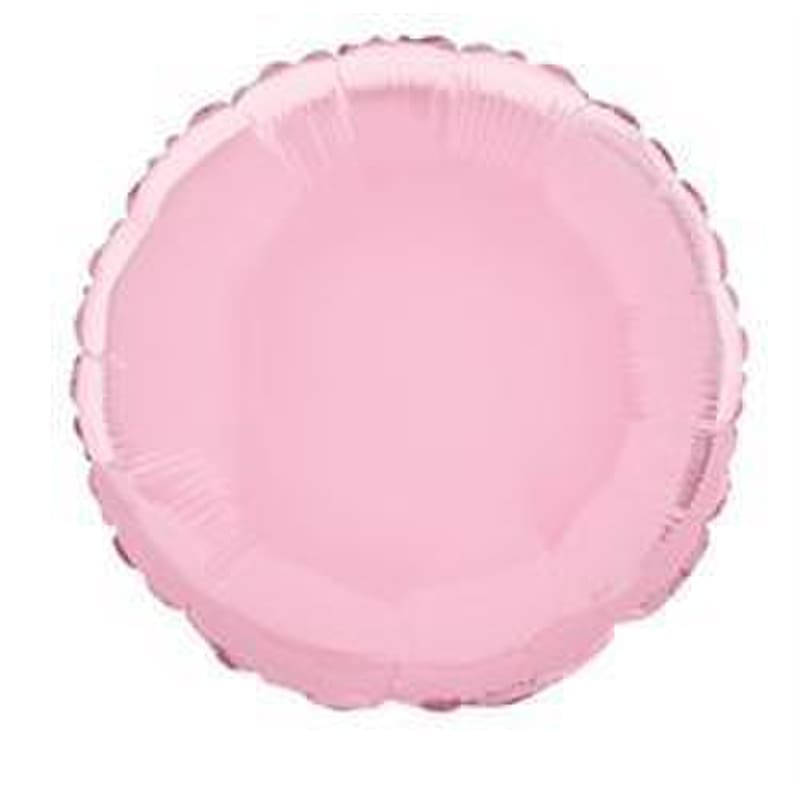 Foil Shape Round Pastel Pink 45cm | Party Time Online