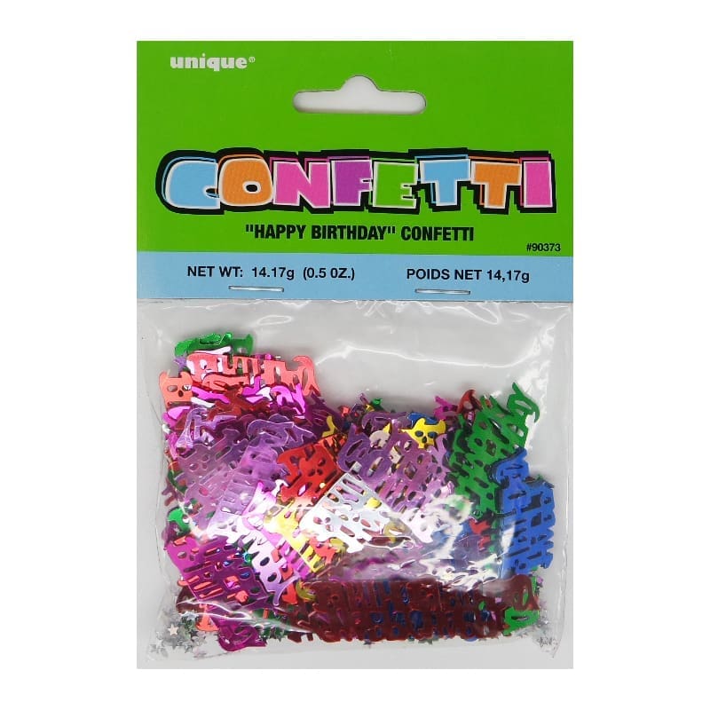 Confetti Happy Birthday Multi | Party Time Online