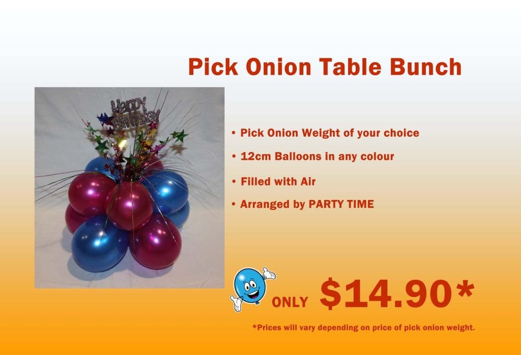 Balloon Decorations & Helium Tank Hire | Party Time Townsville