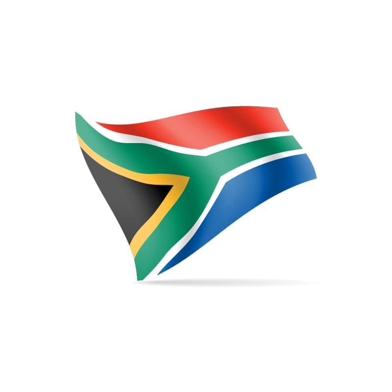 Desk Flag South Africa DNR | Party Time Online