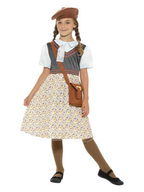 Costume Child Evacuee Girl | Party Time Online