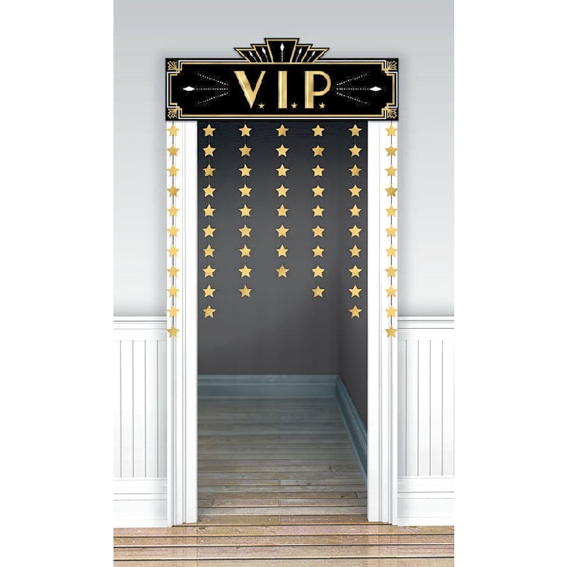 Scene Setter Doorway Curtain VIP Hollywood | Party Time Online