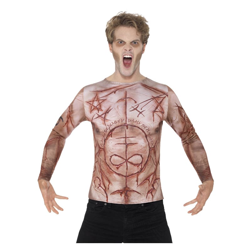 Costume Adult Mutilated Skin Shirt | Party Time Online