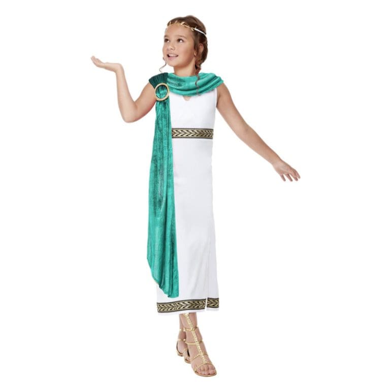 Costume Child Roman Toga Girl | Party Time Online