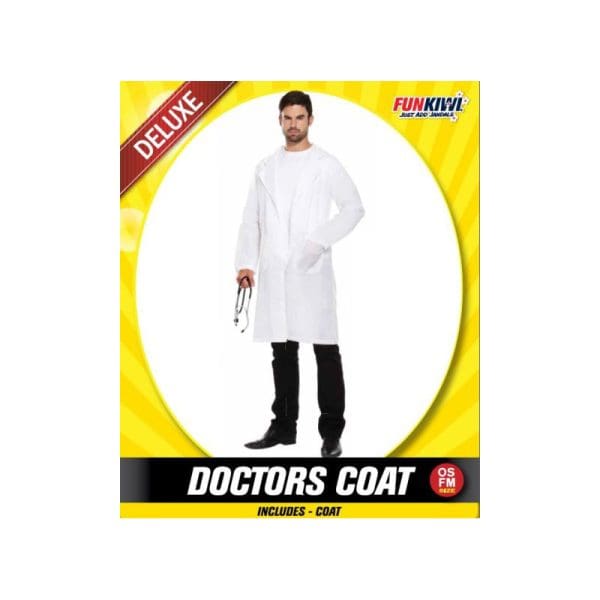 Costume Adult Doctor Lab Coat | Party Time Online Townsville