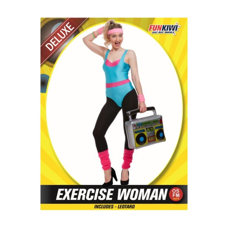 Costume Adult Exercise Woman | Party Time Online Townsville