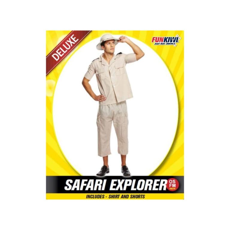 Costume Adult Safari Explorer | Party Time Online Townsville