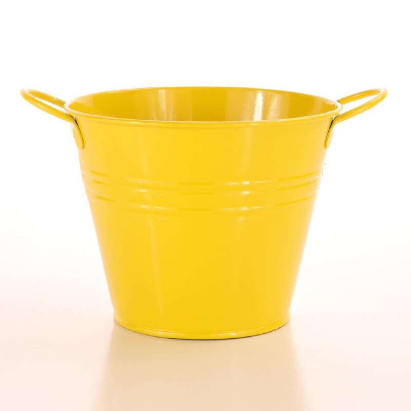 Bucket Tin Yellow | Party Time Online