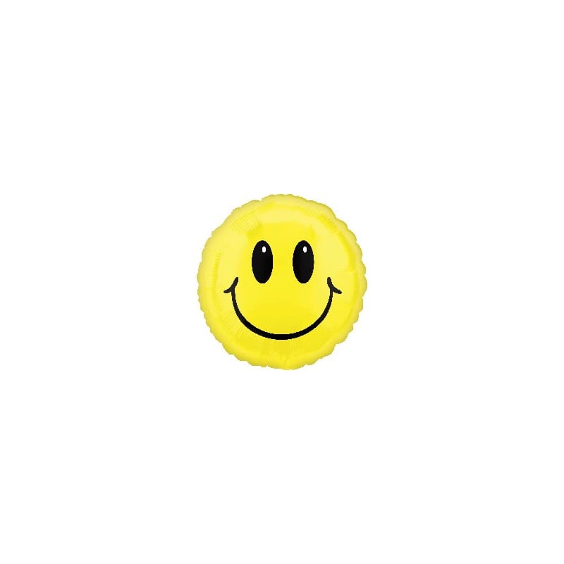 Foil 45cm Smiley Face | Party Time Online