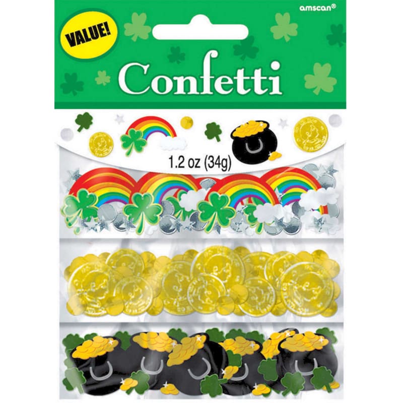 St Patricks Confetti Value Pack 34g | Party Time Online
