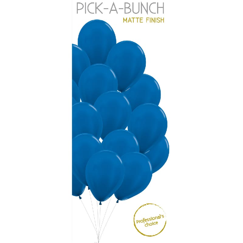 Balloons 30cm Matte Royal Blue Pk18 | Party Time Online