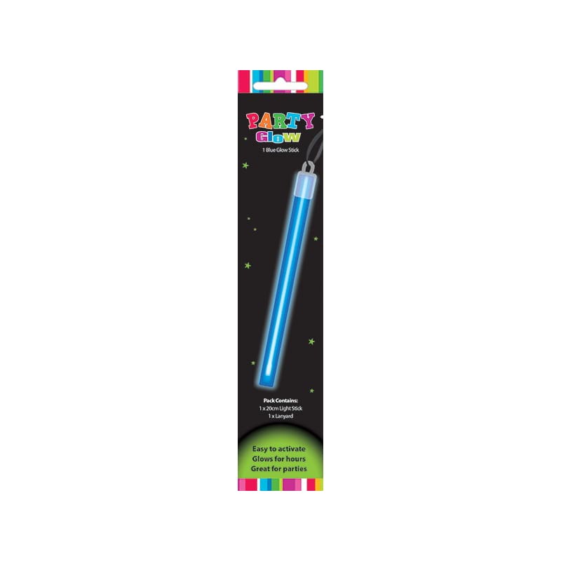 Glow Stick 20cm Blue | Party Time Online