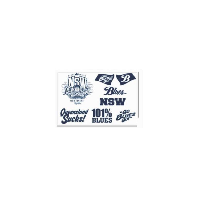 NSW Origin Tattoos | Party Time Online
