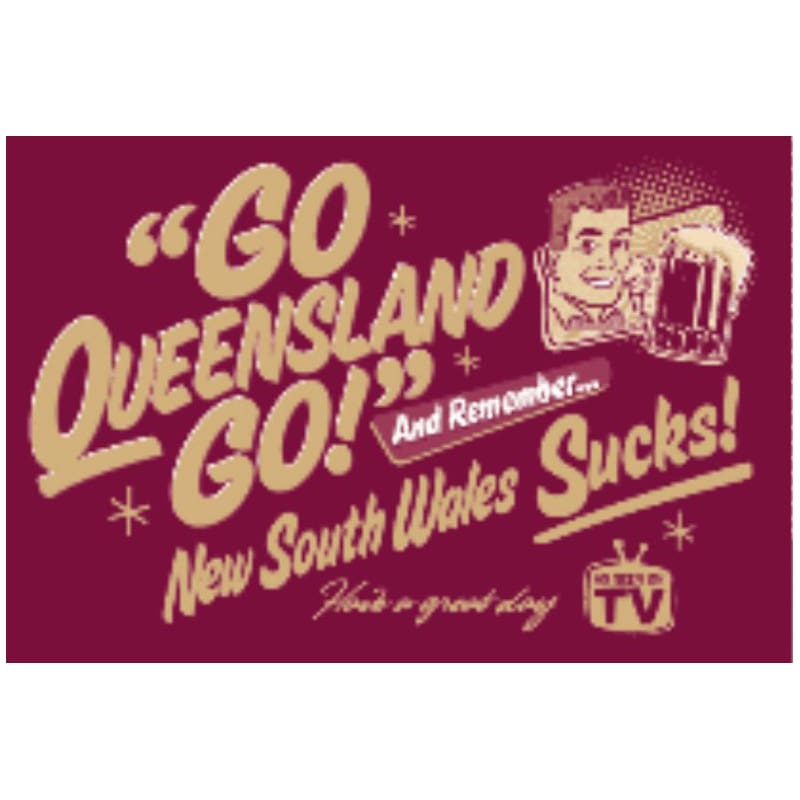 QLD Origin Banner Flag Large Assorted | Party Time Online