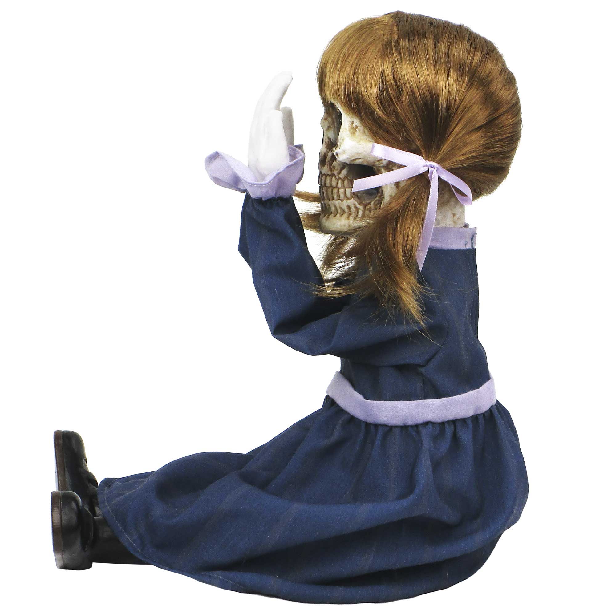 Prop Animated Skeleton Doll Peekaboo | Party Time Online Townsville